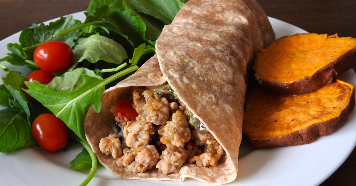 Healthy Chicken Burritos - Taylor Walker Fit